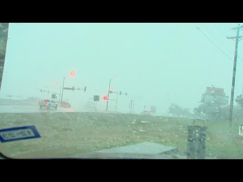 DFW update: what it looks like in Weatherford Thursday evening