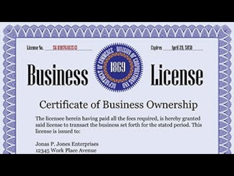How to obtain your state(Oklahoma)business license.(Also what it cost)