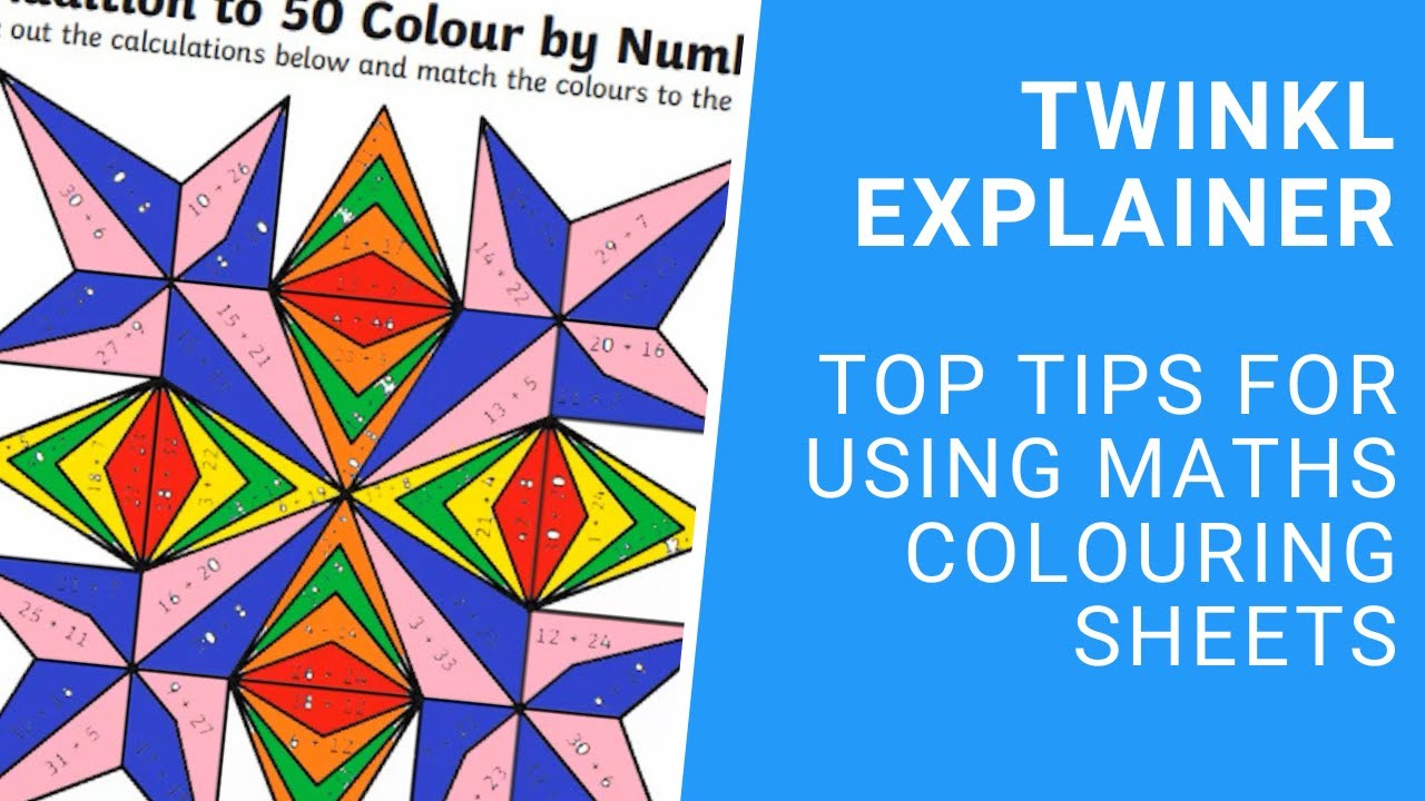 Top Tips for Using Maths Colouring Sheets