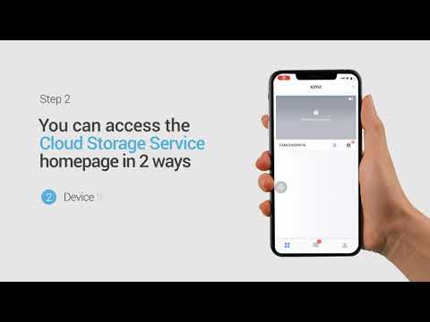 EZVIZ APP Tips | How to access the Cloud Storage Service Homepage