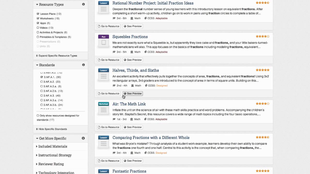 How to Search Lesson Planet HD