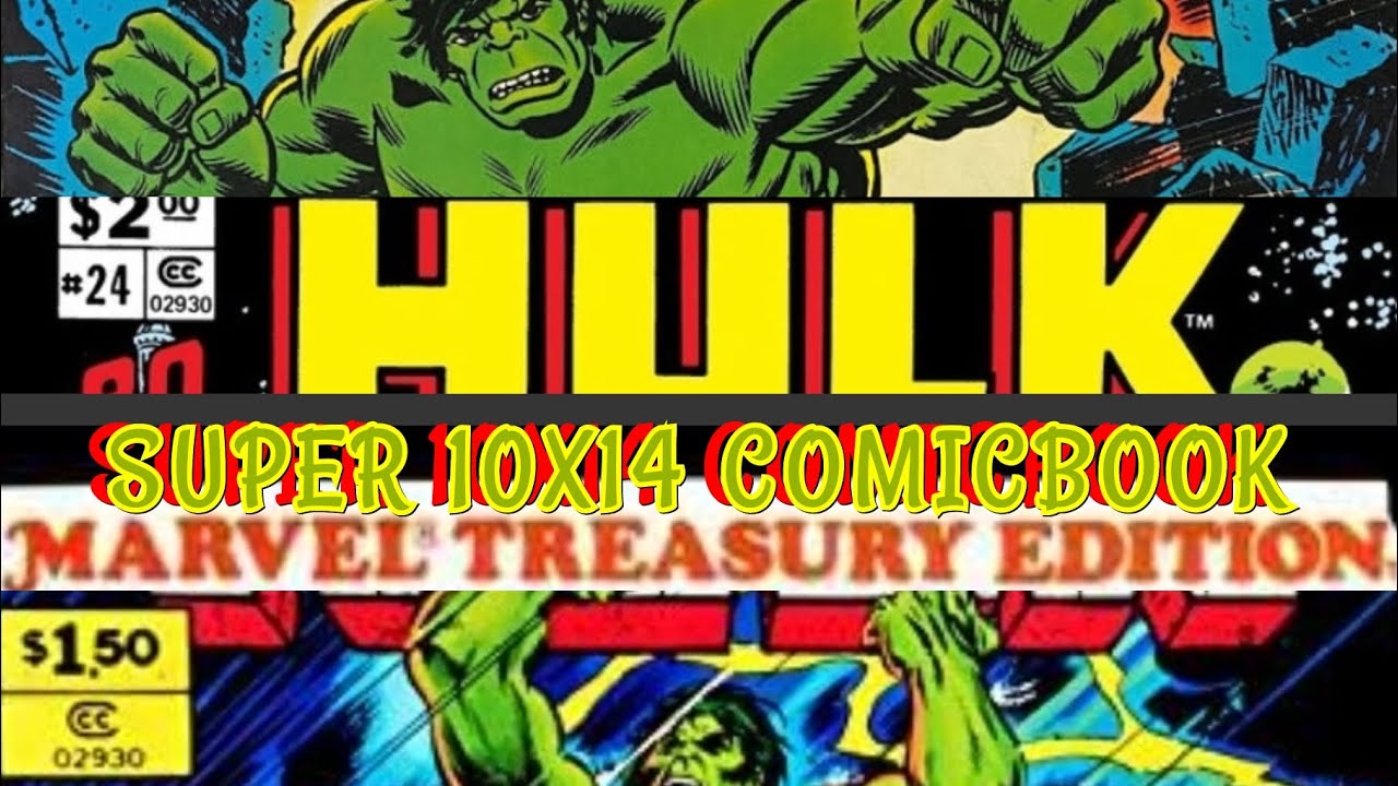 Marvel Treasury Edition 10X14 Comic Books #marveltreasuryedition #10X14  #marvel