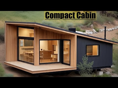 Best Small Cabin Design ( 40 Sqm )
