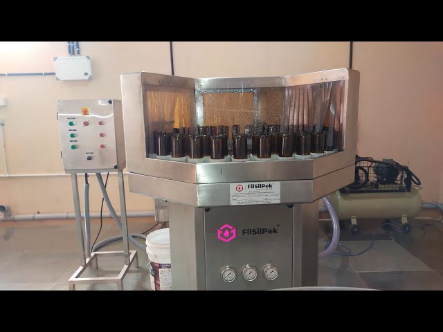 Rotary Washing Machine - Liquor Rotary Bottle Washing Machine ...