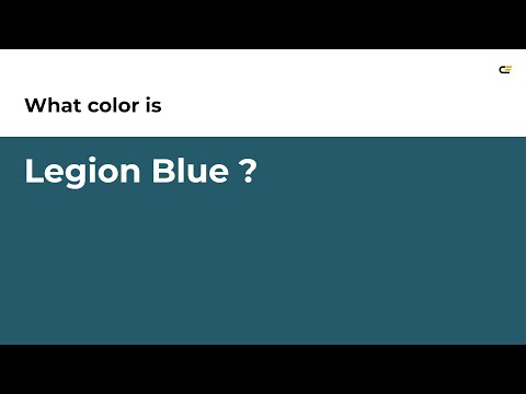 Legion Blue color #245a6a hex color - Blue color - Warm color 245a6a