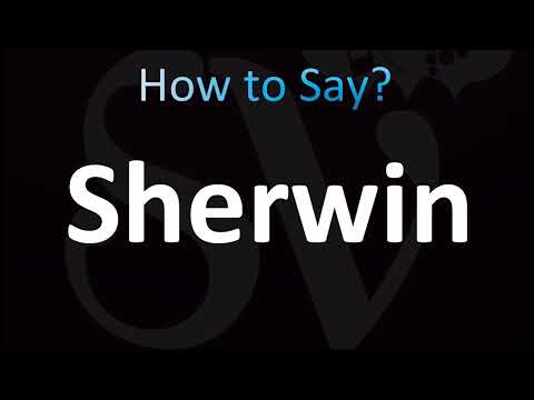 How to Pronounce Sherwin (CORRECTLY!)