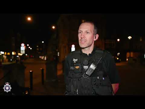 Town centre patrols as part of Operation Kayak