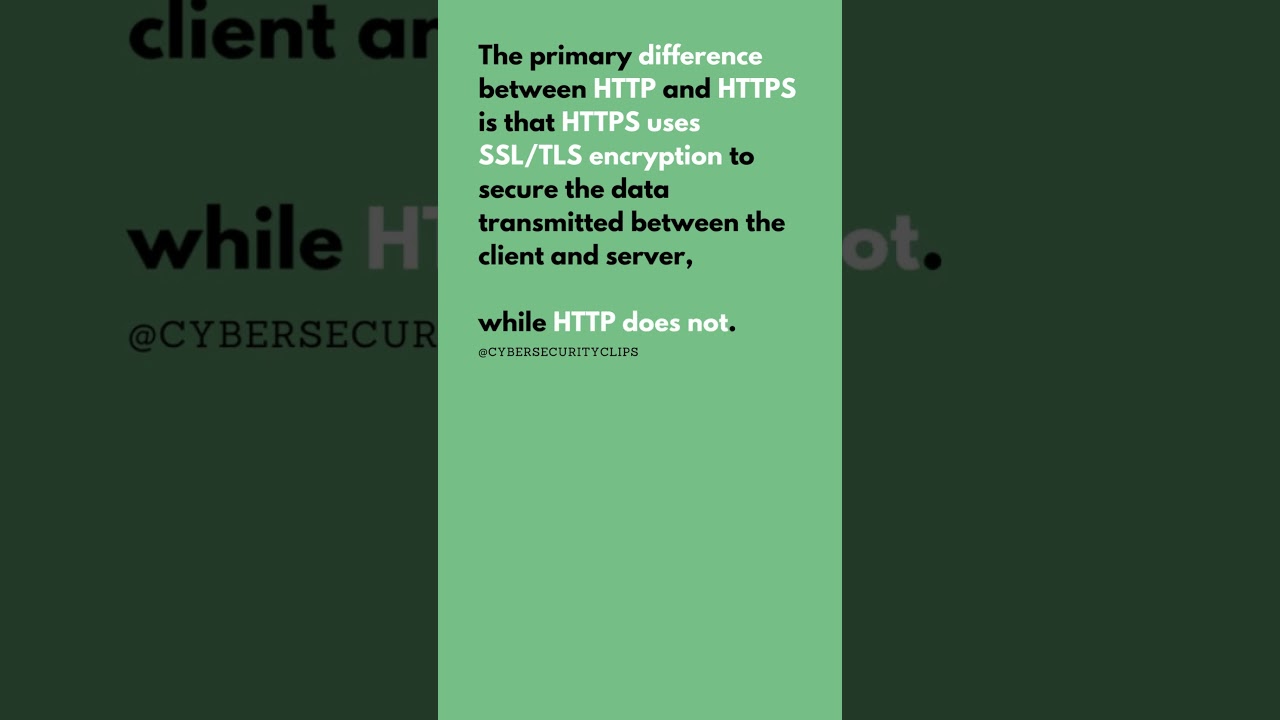 HTTP vs HTTPS Explained Boost Your Web & Network Security Knowledge  #creator #https #http #ai #nasa