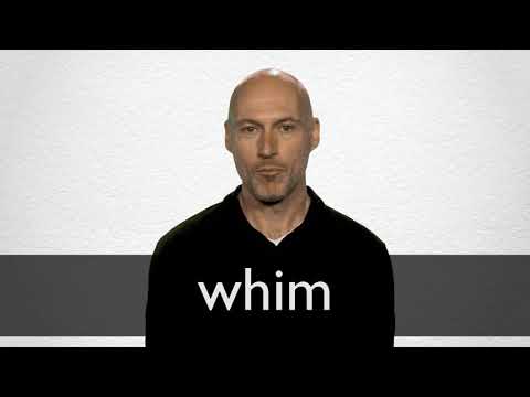 WHIM definition and meaning | Collins English Dictionary