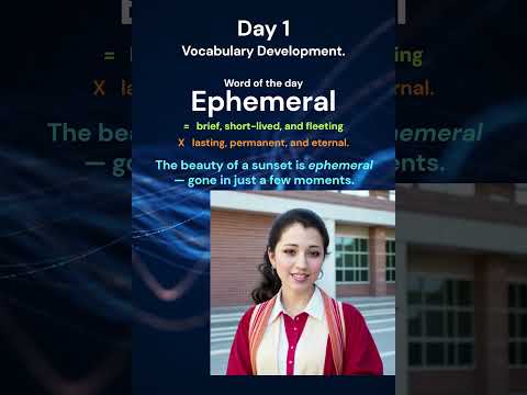 Word of the Day: Ephemeral | Boost Your Vocabulary