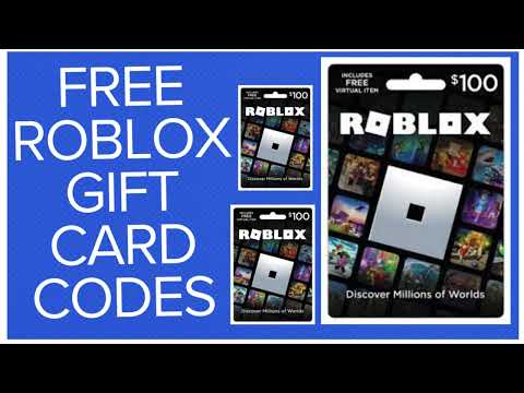 Free Roblox Gift Card Codes 2025 = How to Get Unused Free Roblox GIft Card