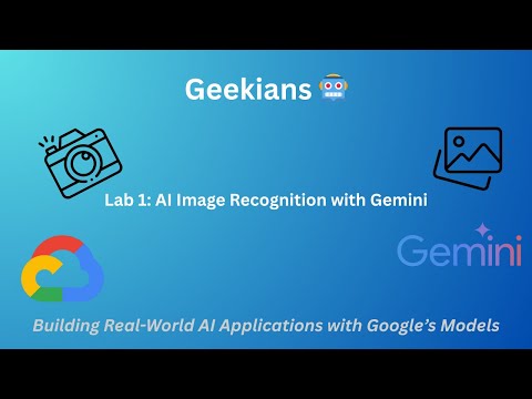 Build Real World AI Applications with Gemini and Imagen: Lab 1 Tutorial