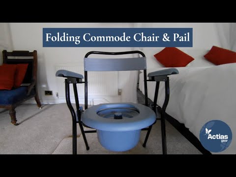 Folding Commode Chair & Pail (67363)
