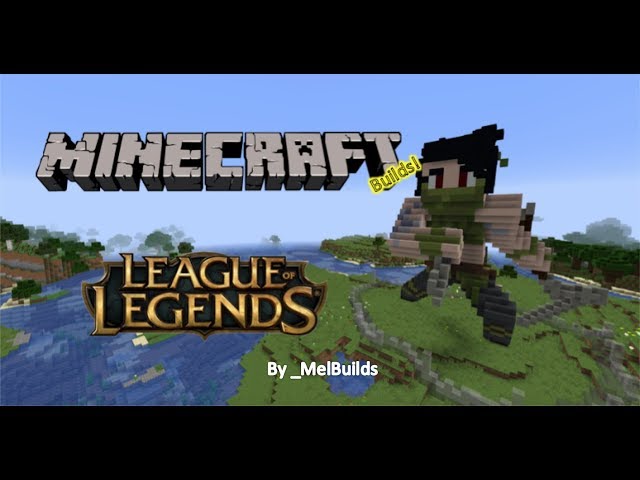 Akali Statue from League of Legends Minecraft Map