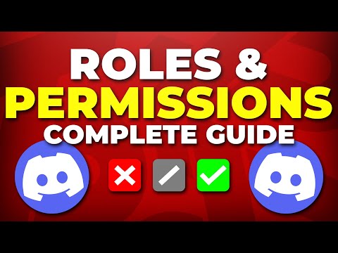Discord Server Permissions and Roles Tutorial | Member, Moderator, Admin Role Setup Guide