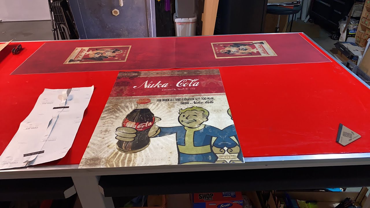 NUKA COLA - FALLOUT MINI FRIDGE wrap