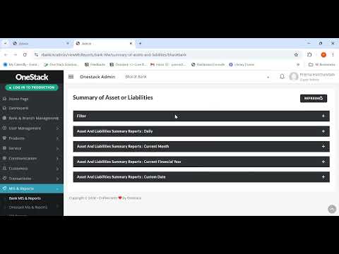 8. Bank MIS Reports Management Module