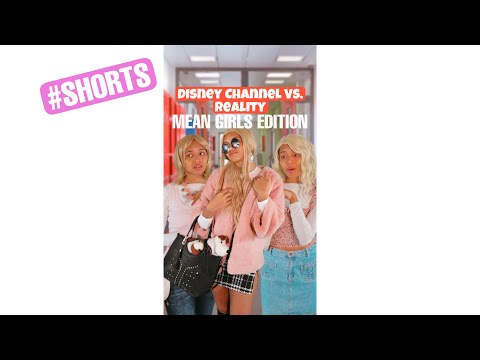 Disney channel Vs. Reality: Mean girls edition #shorts #disneychannel #meangirls