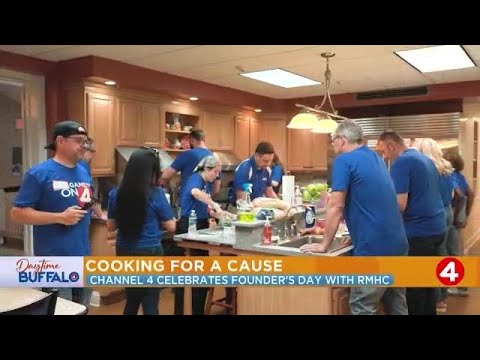 Daytime Buffalo: Channel 4 Founder's Day Cooking at Ronald McDonald House!