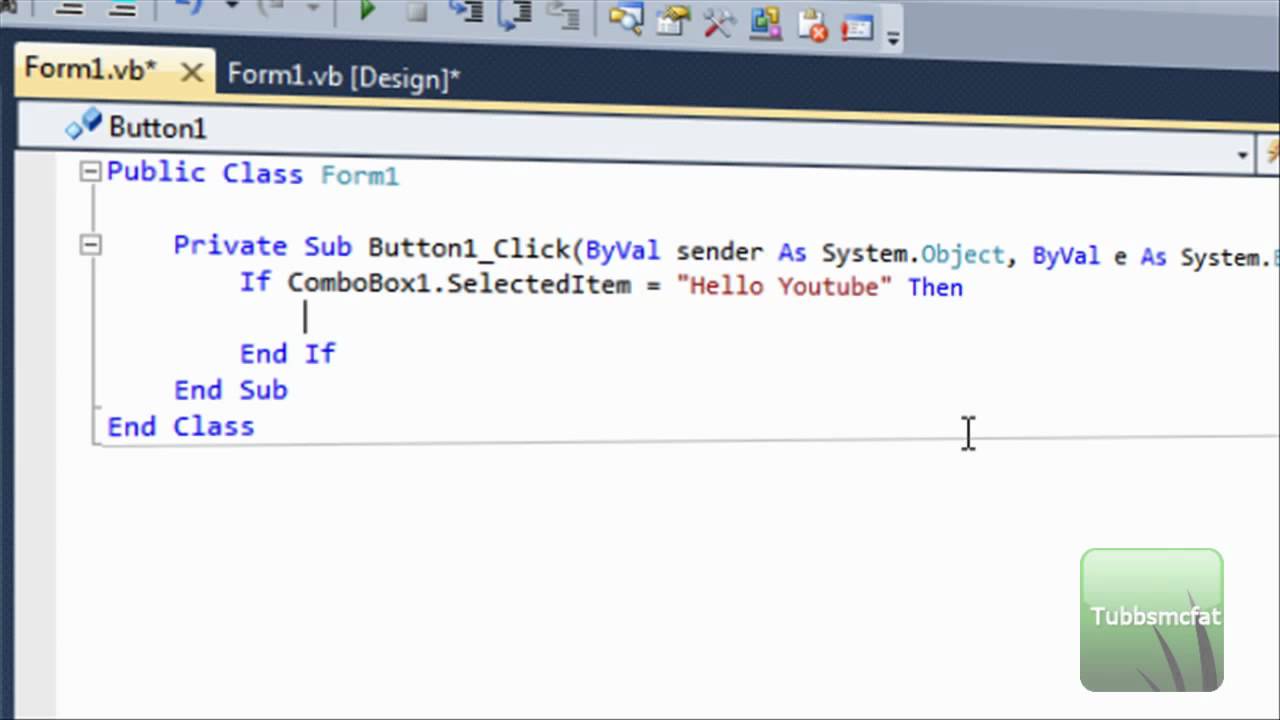 Visual Basic Series: Tutorial #5 - Using a ComboBox