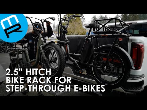 Our Choice 2.5" Hitch Bike Rack for Step Through E-Bikes - The Yakima OnRamp