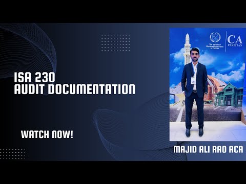 ISA 230 AUDIT DOCUMENTATION