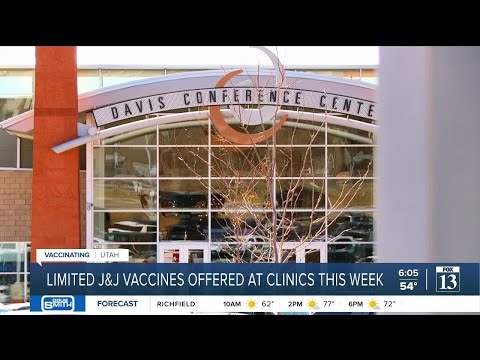 Two clinics offering J&J COVID-19 vaccine open in northern Utah this week