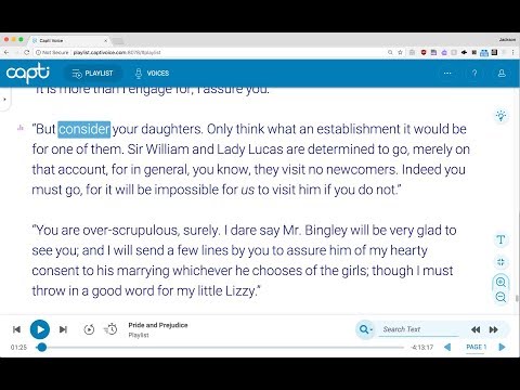 Tutorial: Capti Text to Speech (Mac, Windows, iOS)