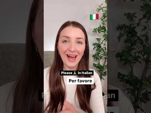 Learn Italian how to say please #italy #italiaonline #languagelearning