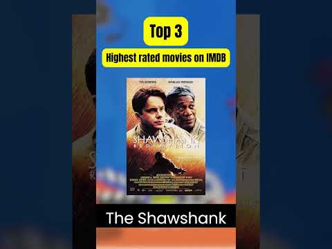 Top 3 Highest Rated Movies on IMDB!