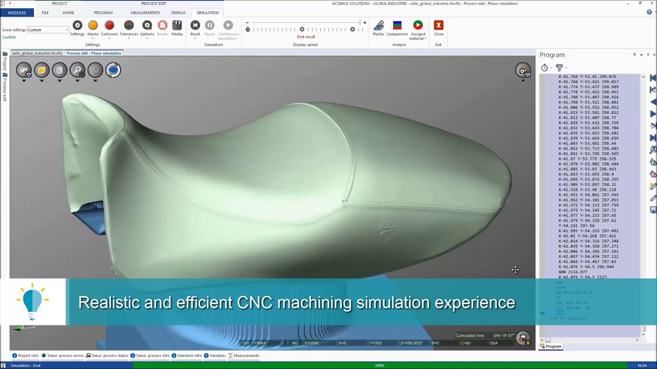 Step3 NCSIMUL MACHINE: CNC simulation software for G-code verification