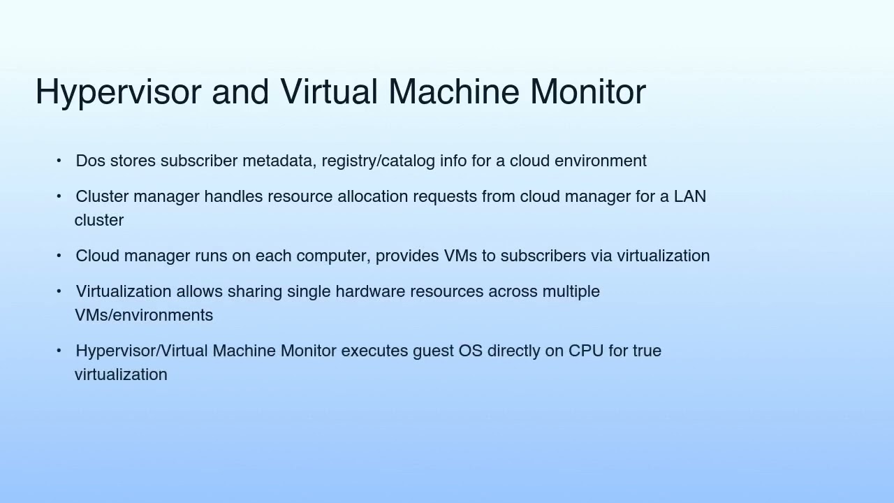 Hypervisor and Virtual Machine Monitor | Cloud Computing Virtualization