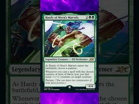 What is Hardy of Myra's Marvels? Unfinity set (Card 141)