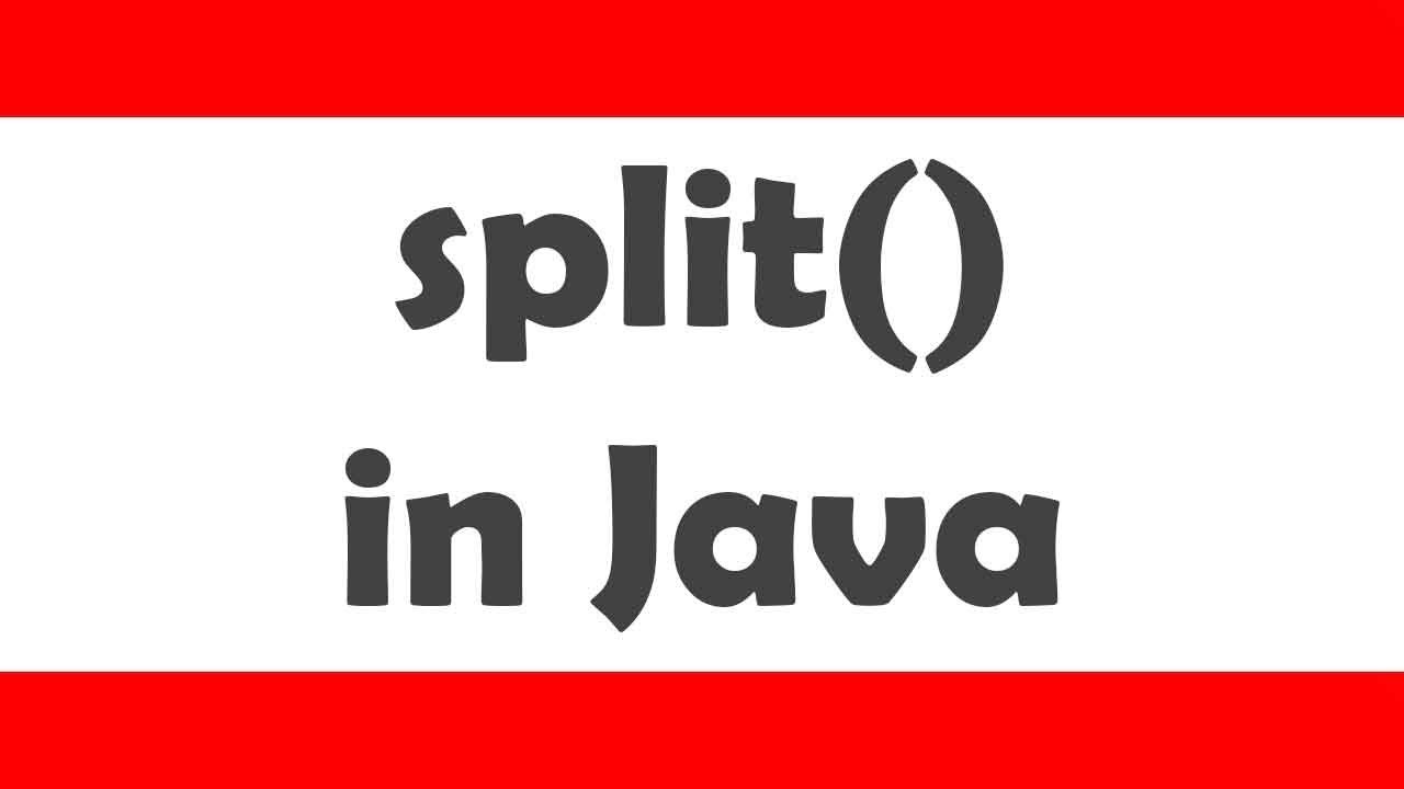How to Split String in Java Explained with Coding Examples