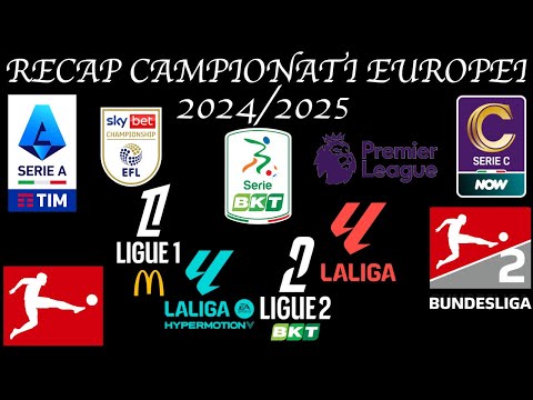 Recap Top 5 Campionati Europei 2024/2025