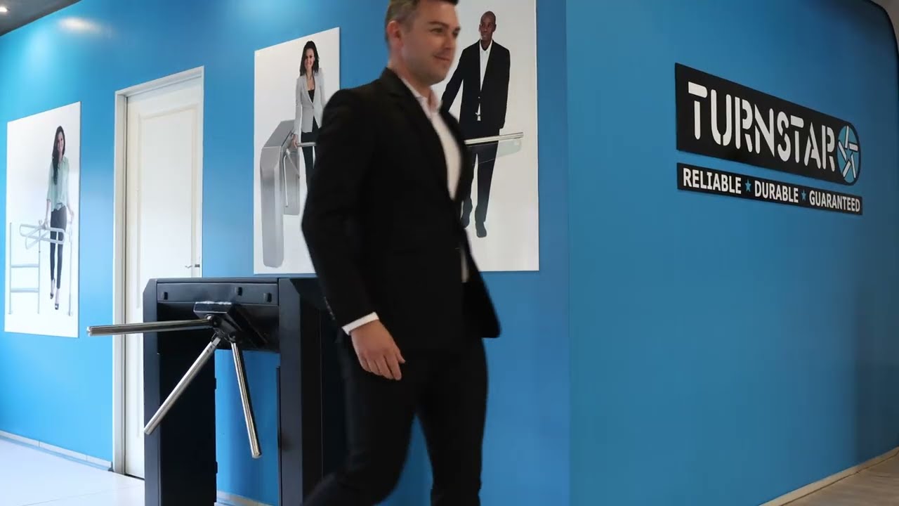 Turnstar Exterior STREAMLINE turnstile