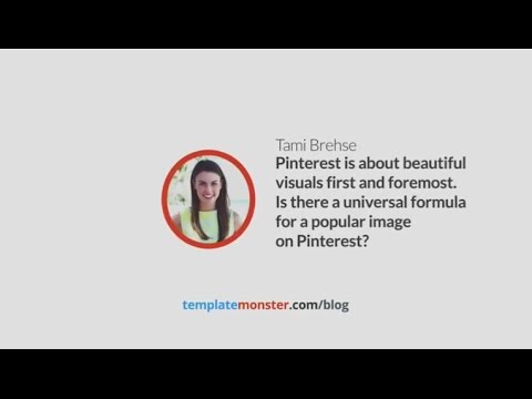 Is there a universal formula for a popular image on Pinterest?