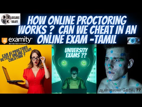 Can WE CHEAT in ONLINE EXAM ? | How ONLINE PROCTORING WORKS ? | Explained in TAMIL | DEGREE KAAFI