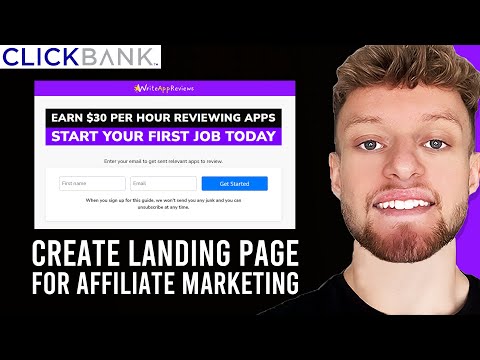 How To Create a Landing Page For Affiliate Marketing (For Free)