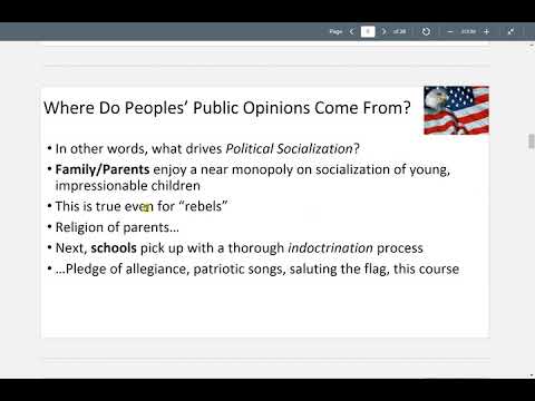 AP Government Chapter 7-Public Opinion