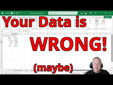 Using Sanity Checks to Find Bad Data