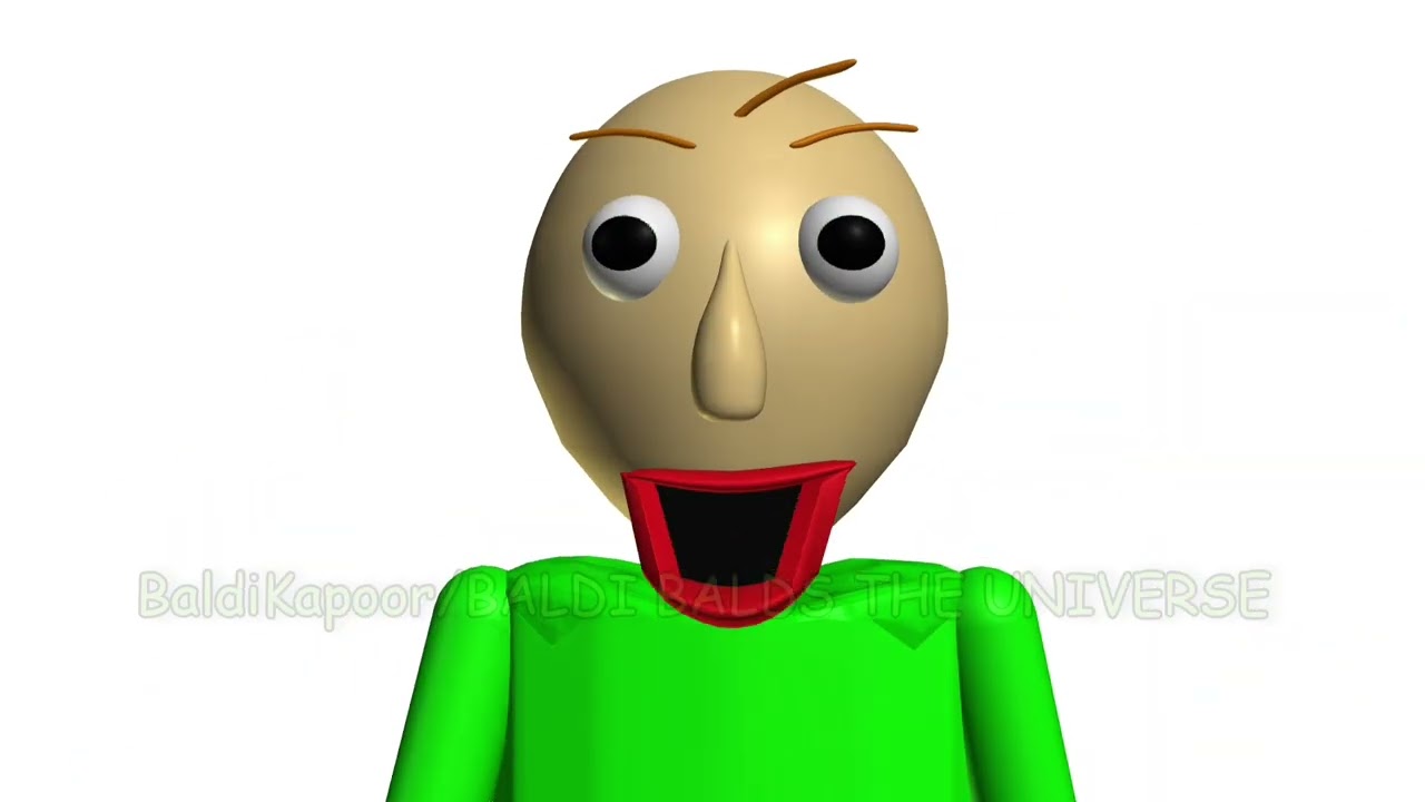 Baldi Roast Mr. Math Leaking But With Less KeyFrames [Prisma 3d]