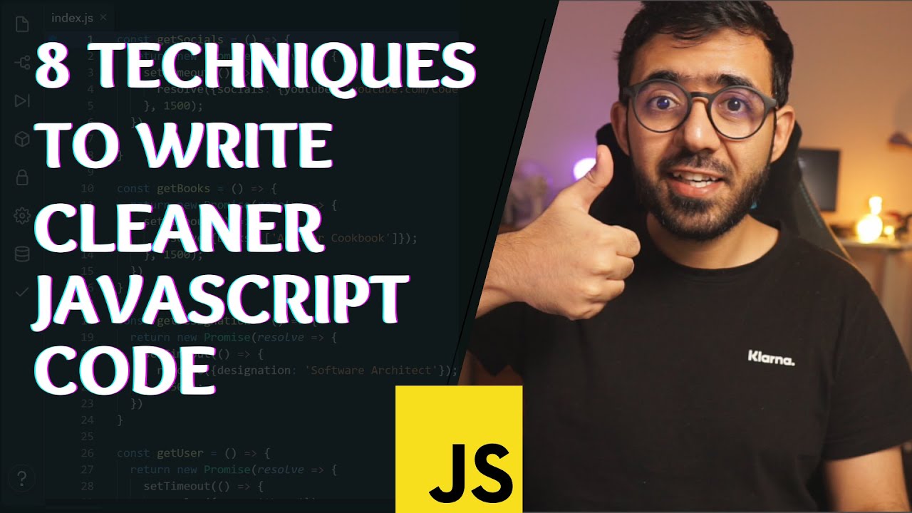 8 techniques to write cleaner JavaScript code
