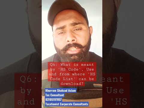 What is meant by HS Code, Use and from where 'HS Code List' can be download?