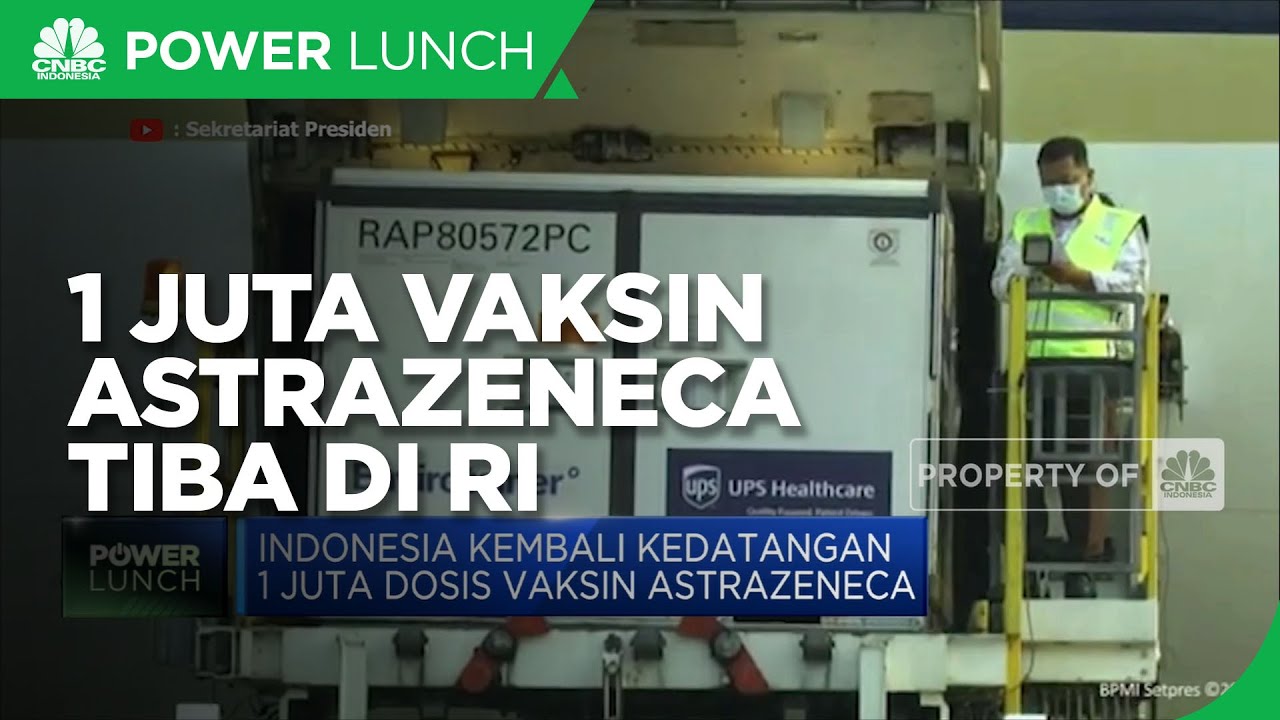 1 Juta Dosis Vaksin Astrazeneca Tiba di Indonesia