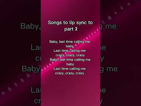 🎧songs to lip sync to 🎧 #part2 #songs #lipsync #like