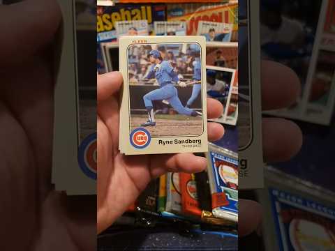 Ryne Sandberg Rookie Hit Live!!!!  #sportscollectibles #sportscards #baseballcards