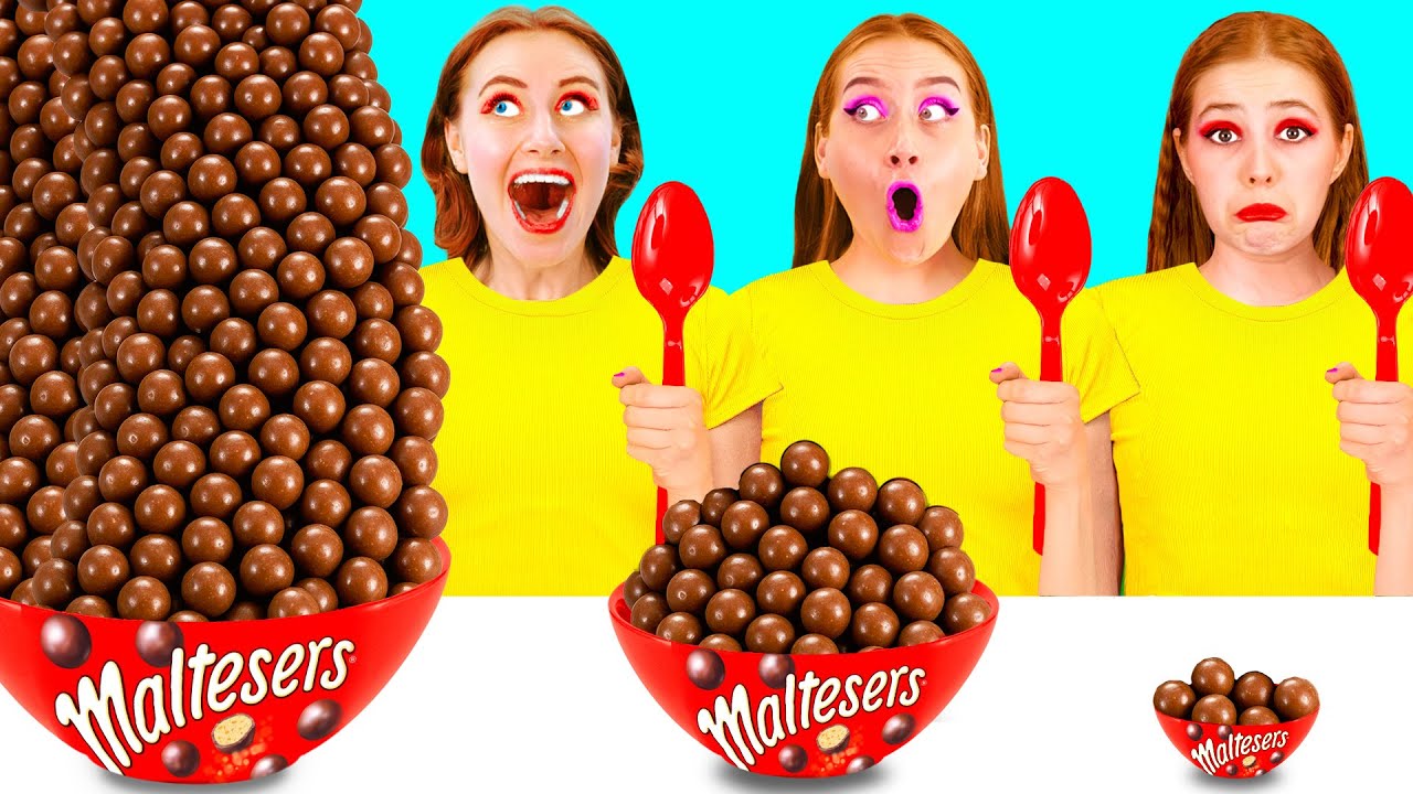 Big, Medium and Small Plate Challenge | Parenting Hacks by PaRaRa Challenge