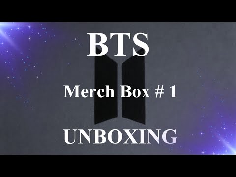 BTS Merch Box # 1 (UNBOXING)