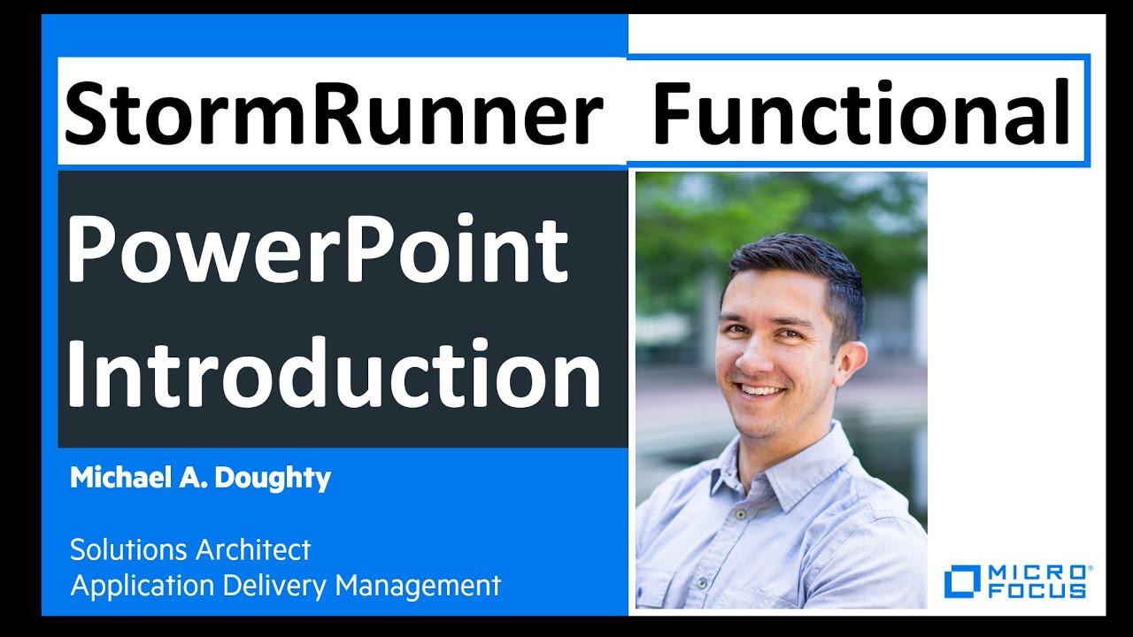 StormRunner Functional Introduction: PowerPoint